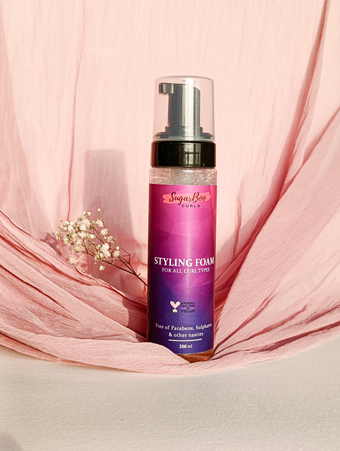 Styling Foam (200ml) – SugarBoo Curls